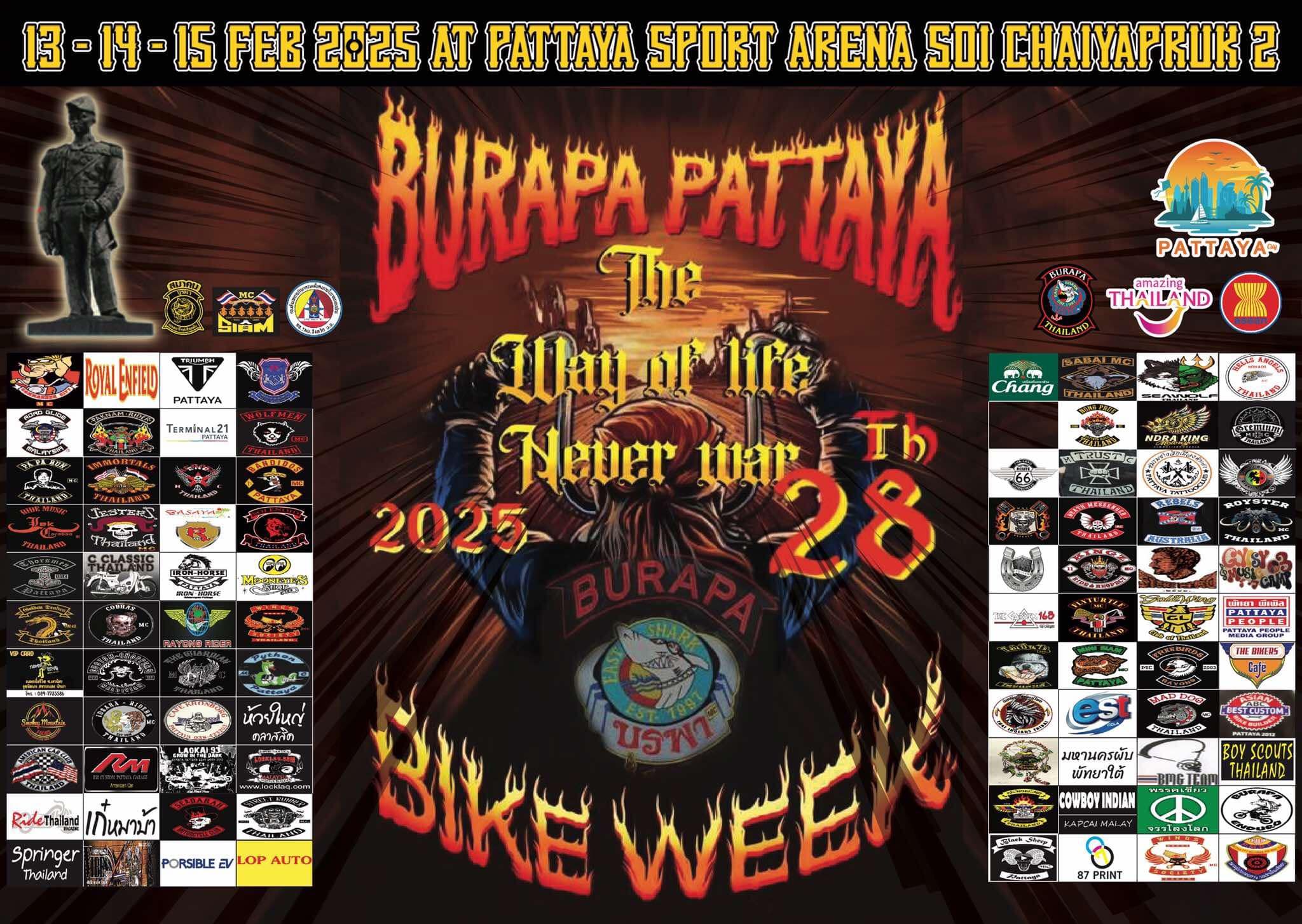 💥BURAPA PATTAYA BIKE WEEK 2025💥 - Grand Bangsaray